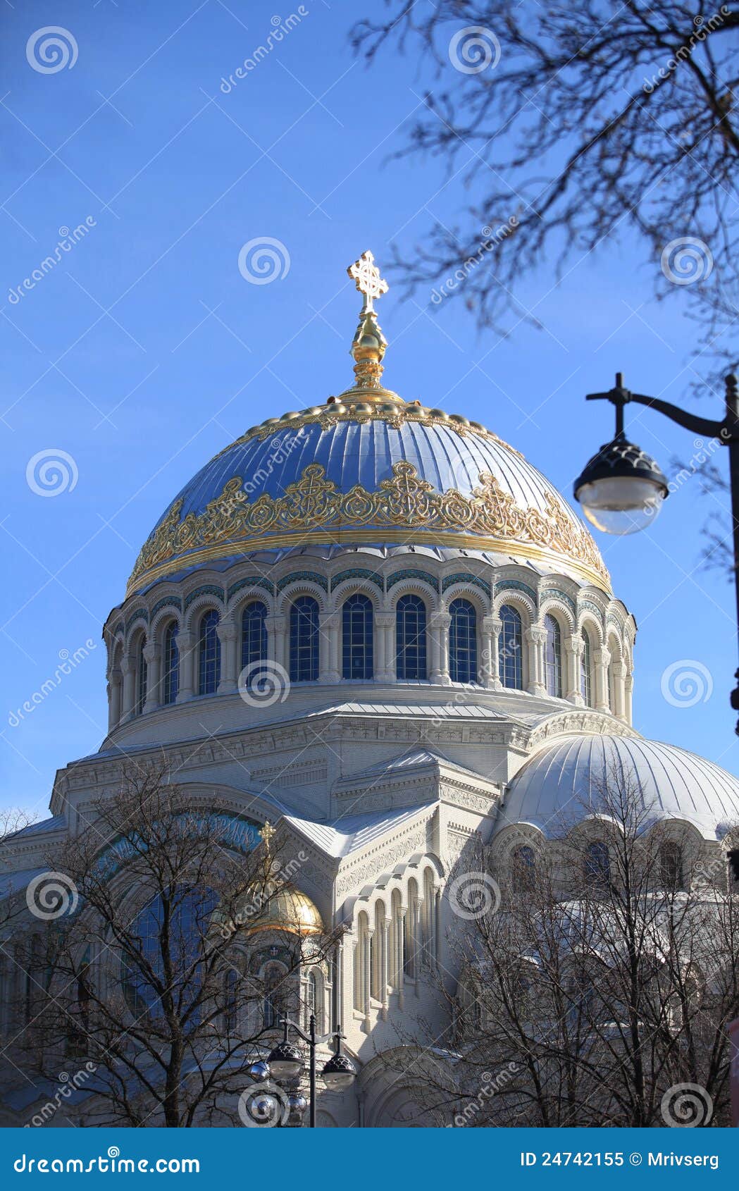 Naval Cathedral of St. Nicholas Stock Image - Image of summer, orthodox ...