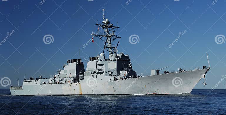 Naval Destroyer stock image. Image of navy, warfare, ship - 2000779