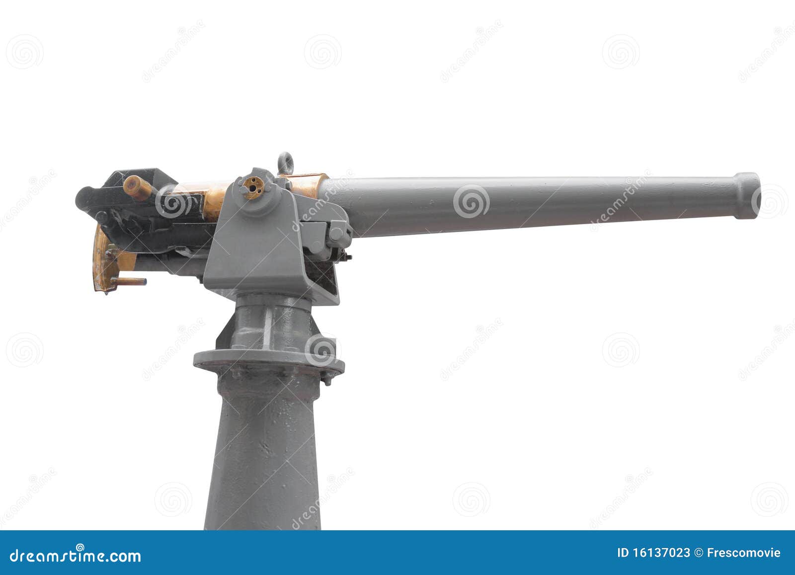 Naval Gun. World War II stock image. Image of army, defense - 16137023