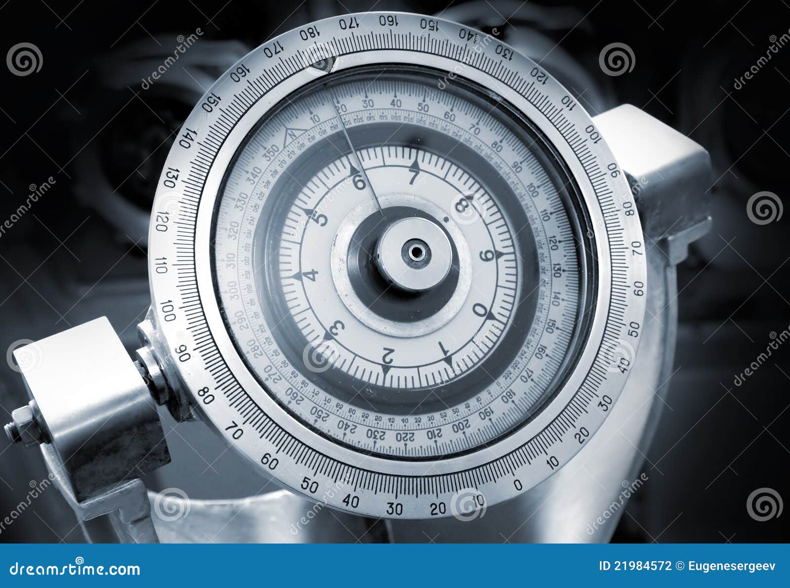 Naval gyrocompass stock photo. Image of instrument, digit - 21984572