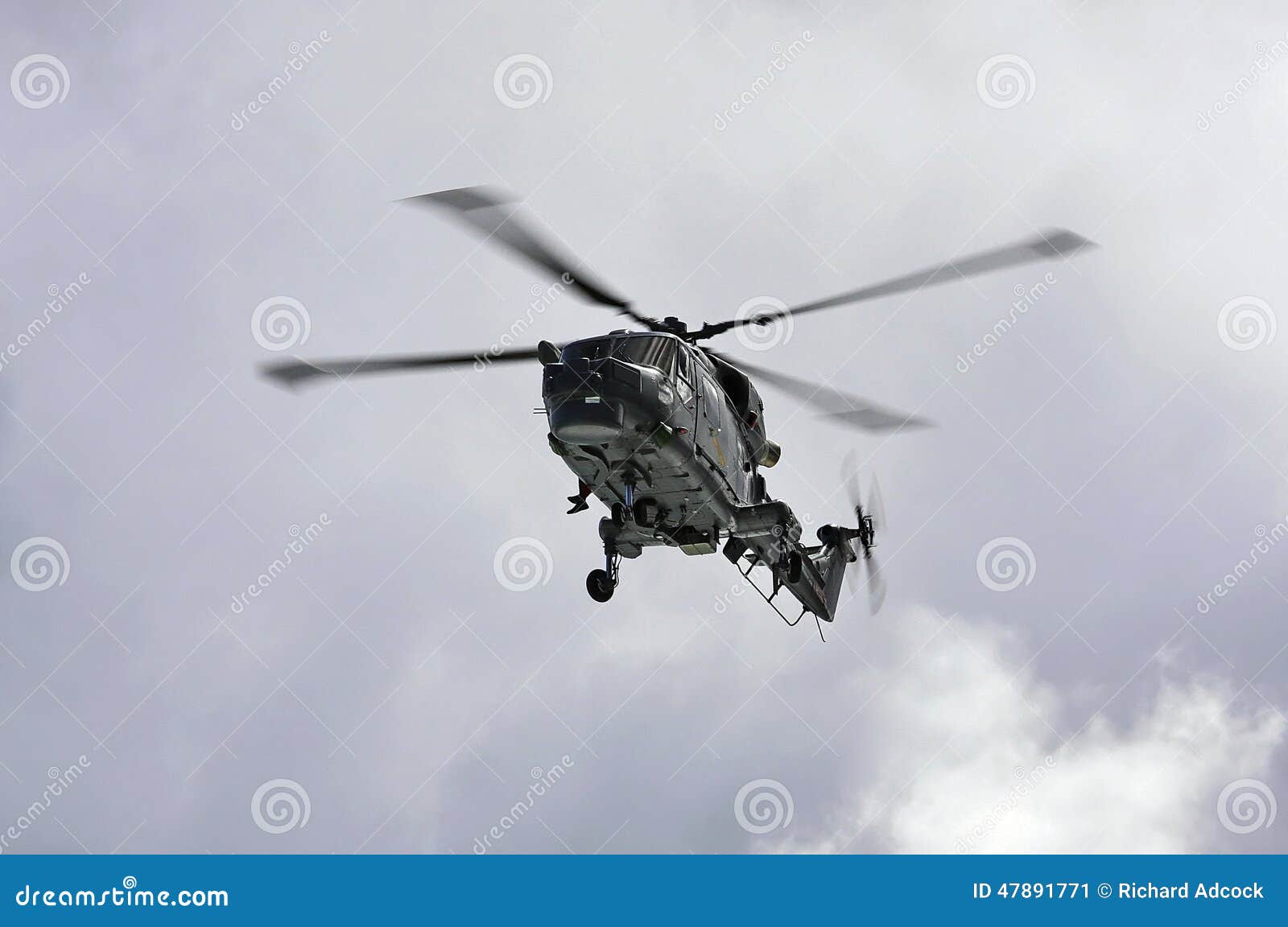 Naval Helicopter on Training Mission Stock Image - Image of training ...