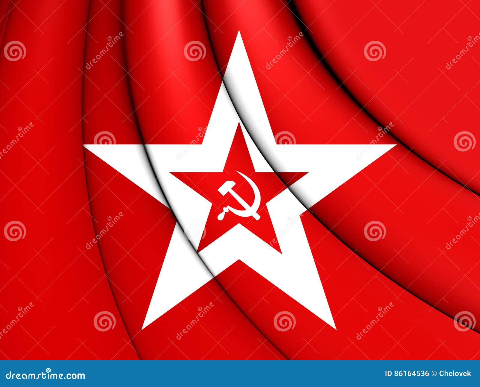 USSR Naval Flag With Red Star, Hammer And Sickle Royalty-Free Stock ...