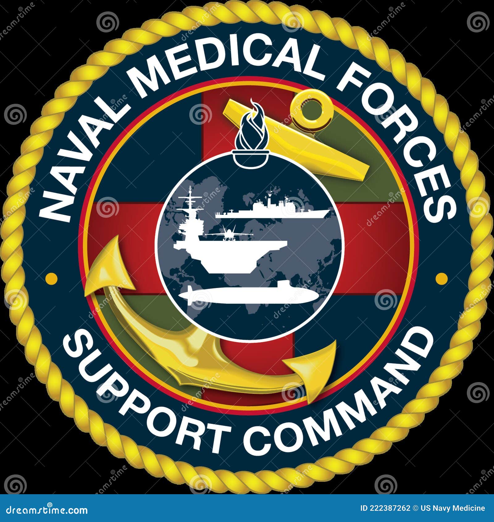 Naval Medical Forces Support Command Logo Picture. Image: 222387262