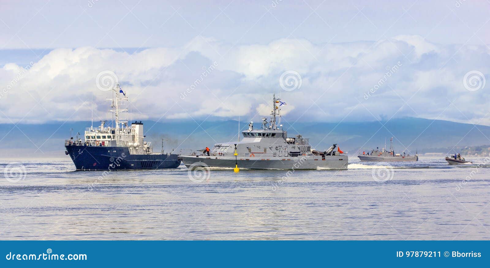 Naval Military Exercises in the Pacific Ocean Stock Image - Image of ...
