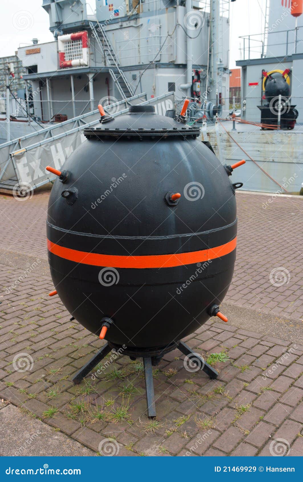 Naval mine stock image. Image of naval, explode, ocean - 21469929