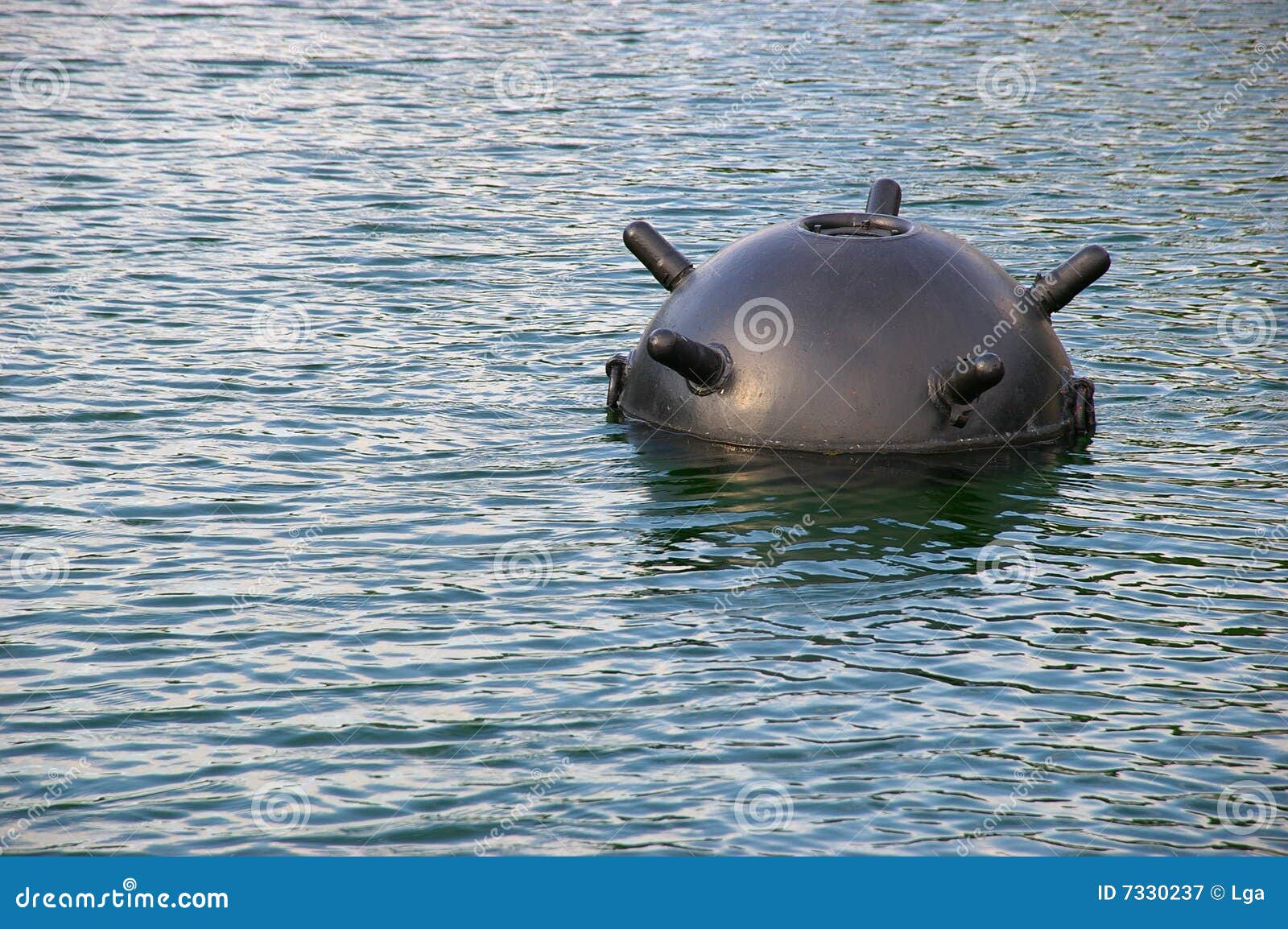 Naval mine stock image. Image of demolished, navy, edge - 7330237