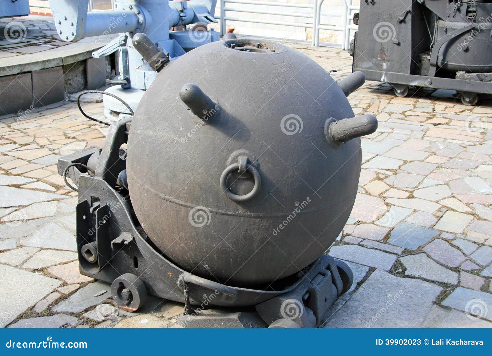 Naval mine stock image. Image of military, bombs, explosion - 39902023