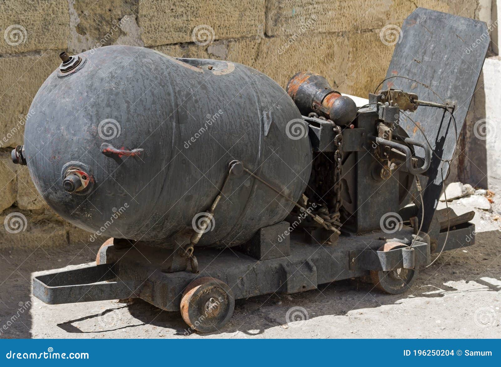 Naval Mine from the Second World War Stock Photo - Image of army ...