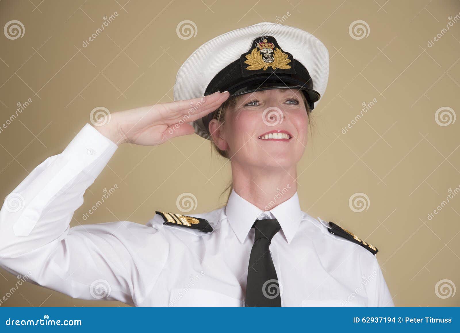 Naval officer saluting stock photo. Image of braid, aged - 62937194