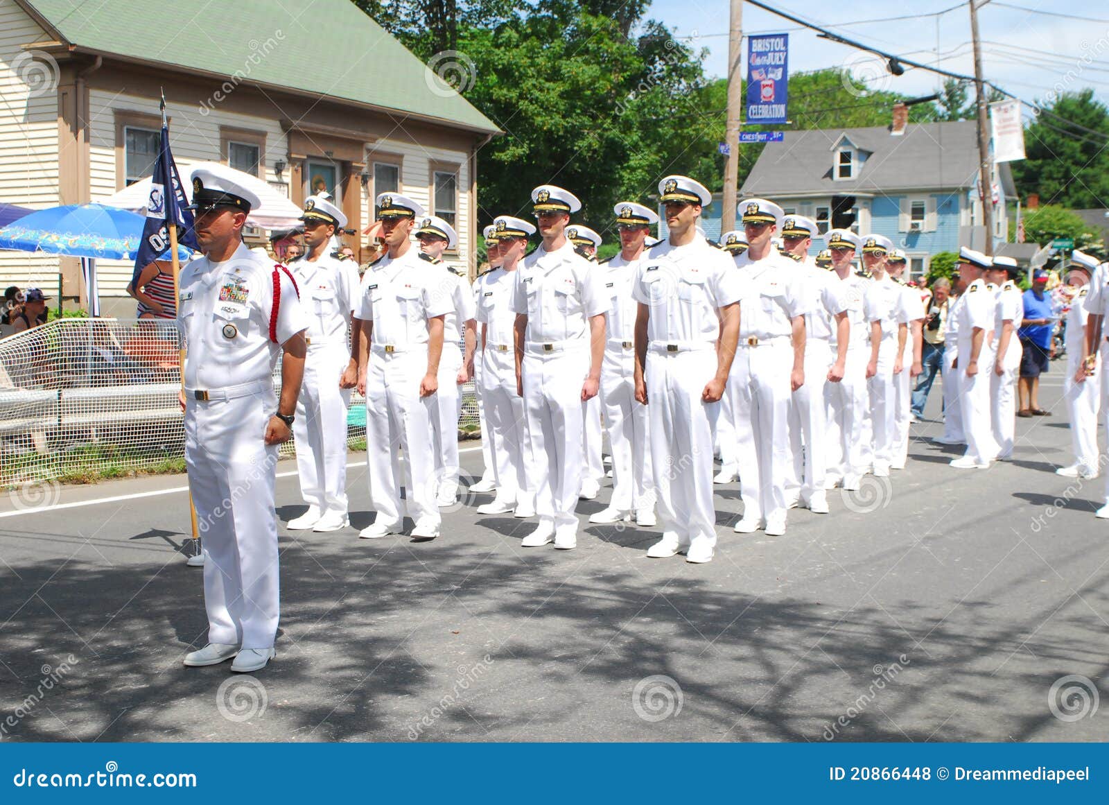 Naval Officers March in Parade Editorial Stock Photo - Image of ...