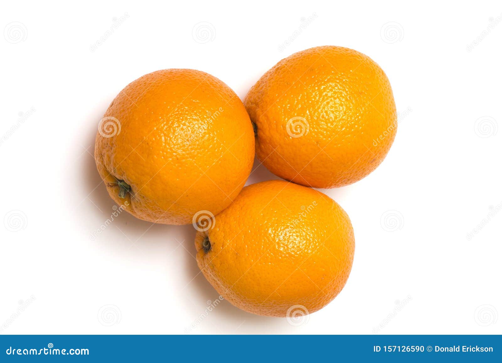 Naval Oranges Isolated on White Stock Photo - Image of food, delicious ...