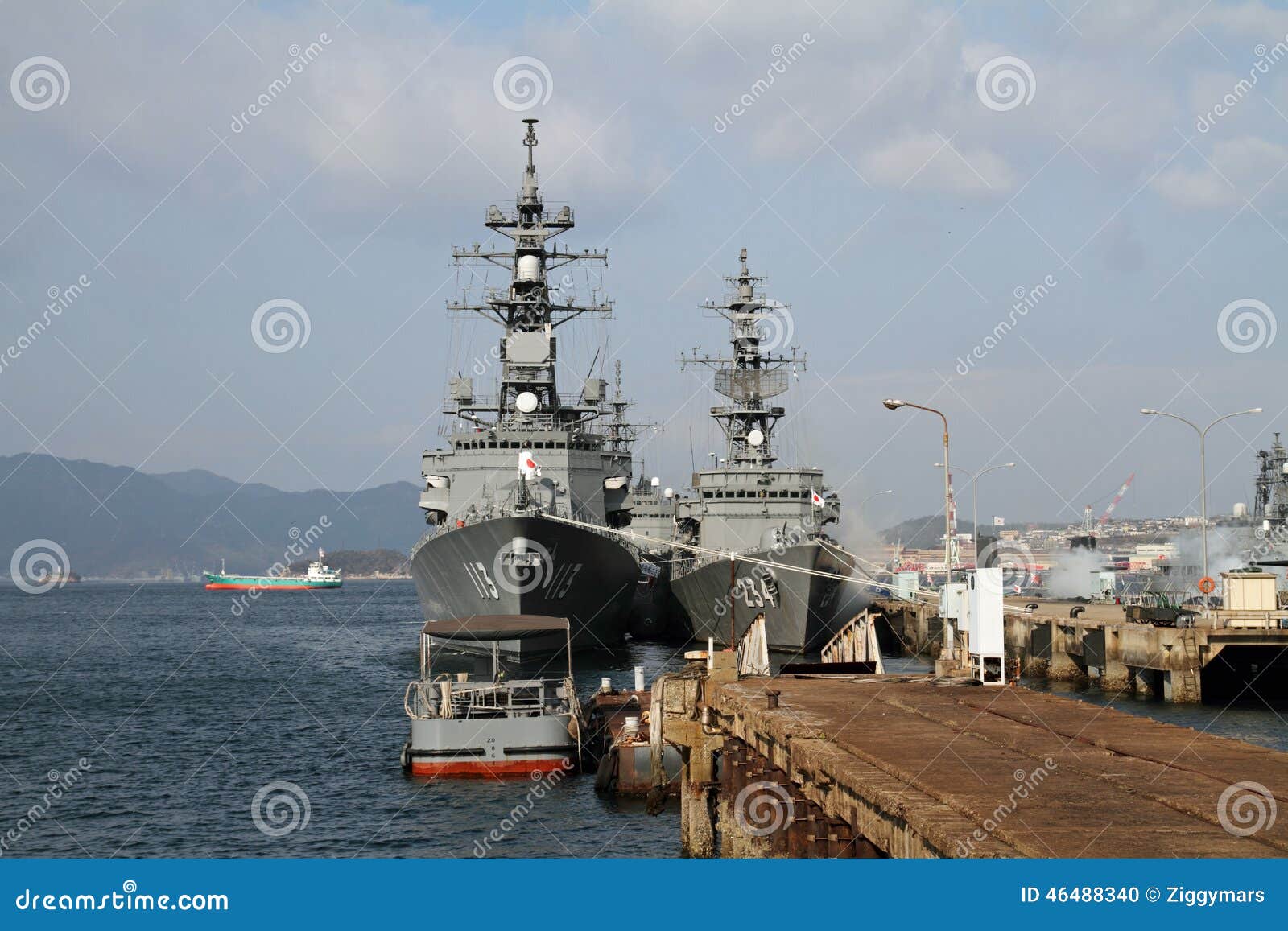 Naval port in Kure editorial image. Image of ship, mooring - 46488340