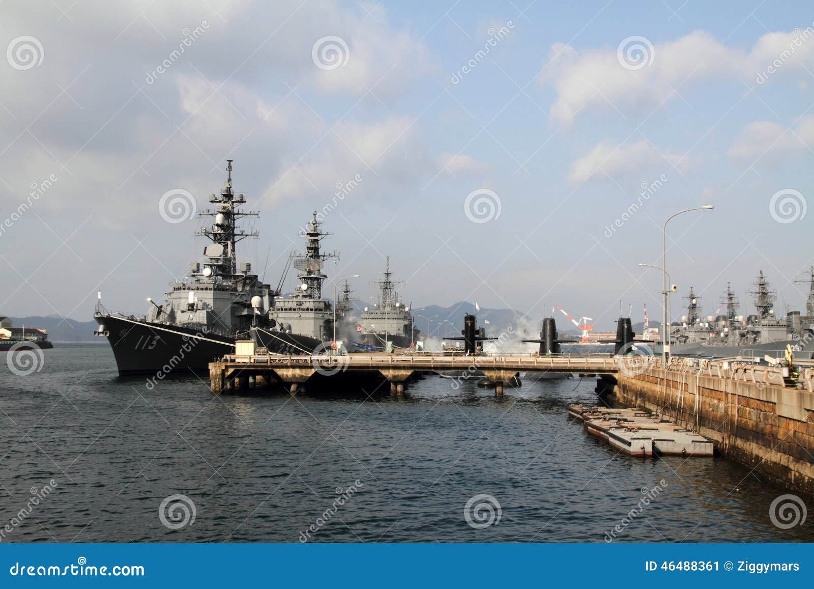 Naval port in Kure editorial photo. Image of naval, navy - 46488361