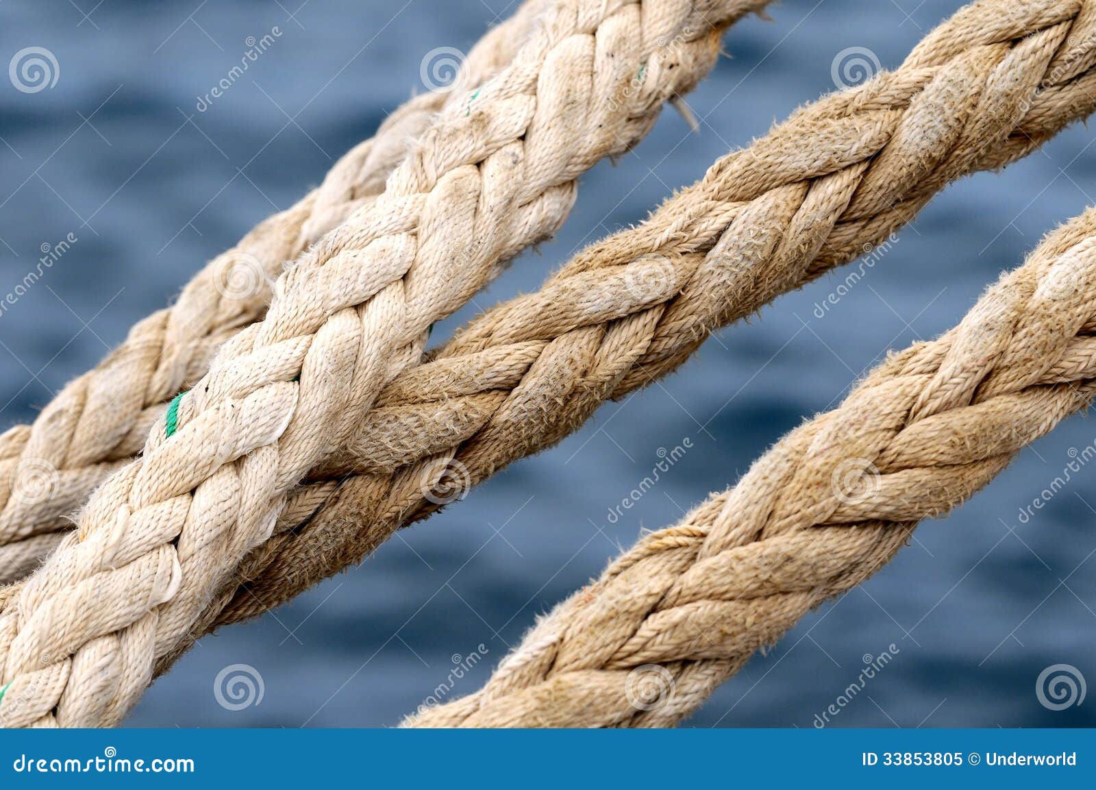 A Naval Rope on a Pier stock image. Image of cord, ship - 33853805
