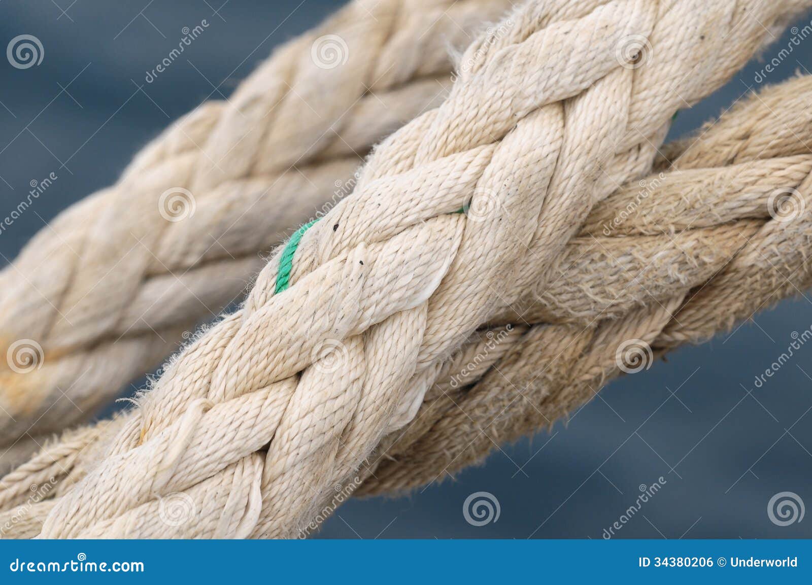 A Naval Rope on a Pier stock photo. Image of cord, rigging - 34380206