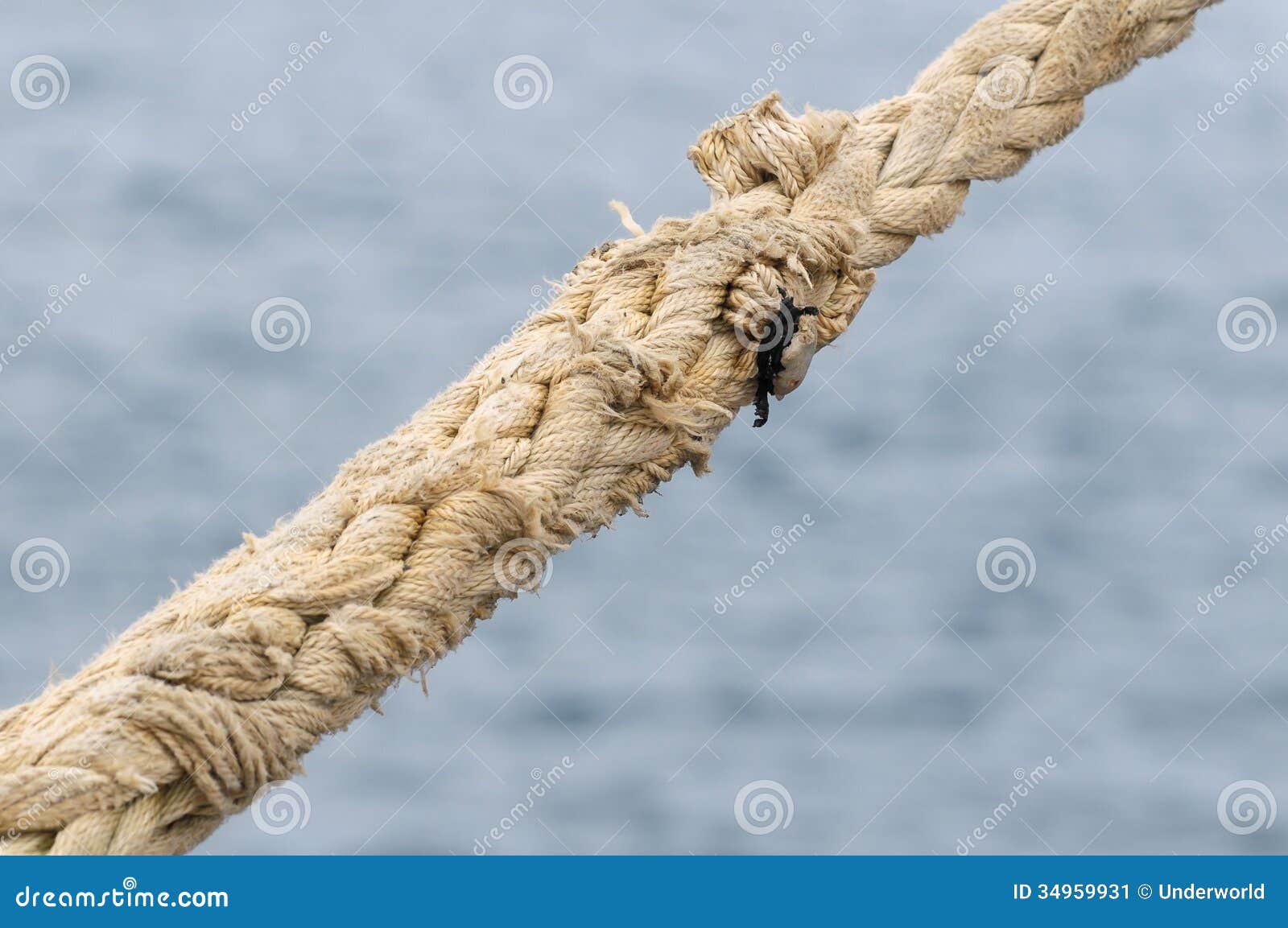 A Naval Rope on a Pier stock image. Image of ship, sailing - 34959931