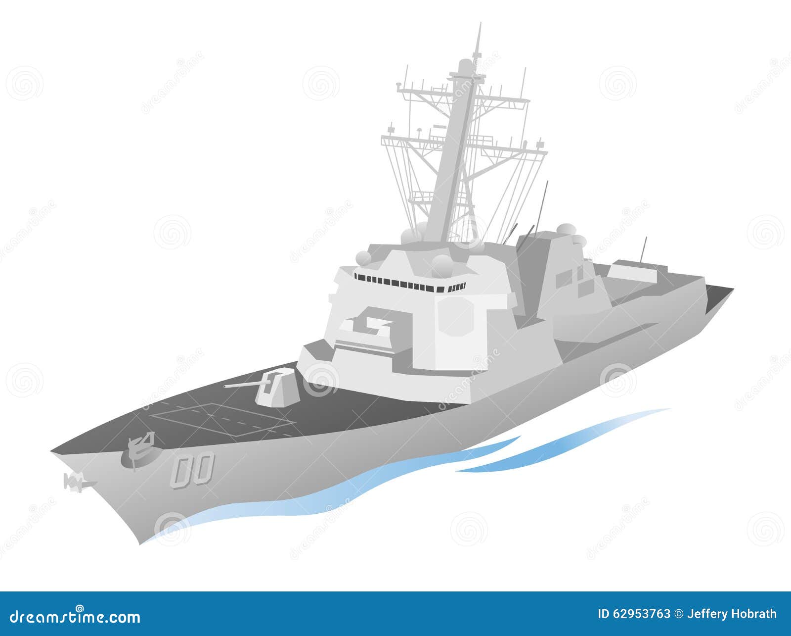 Navy Ship Vector