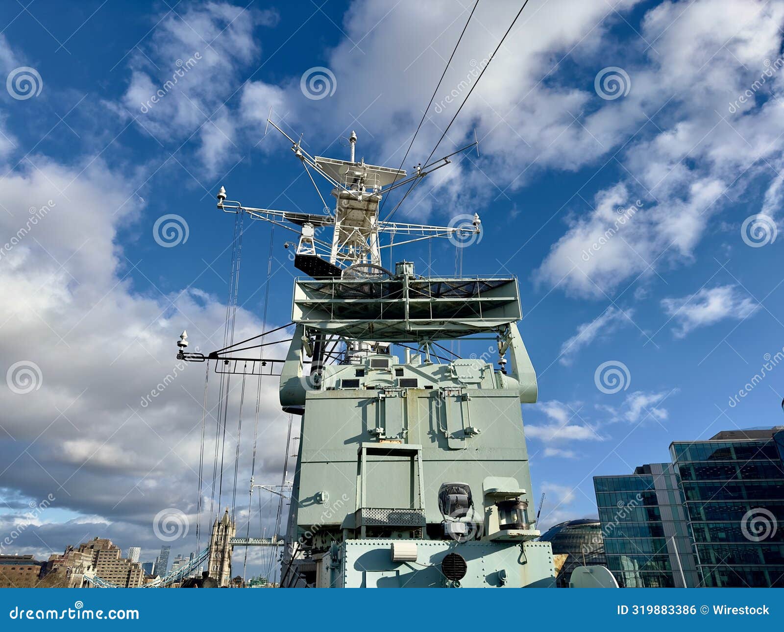 The Naval Ship Has a Turret at the Center of it Editorial Photo - Image ...