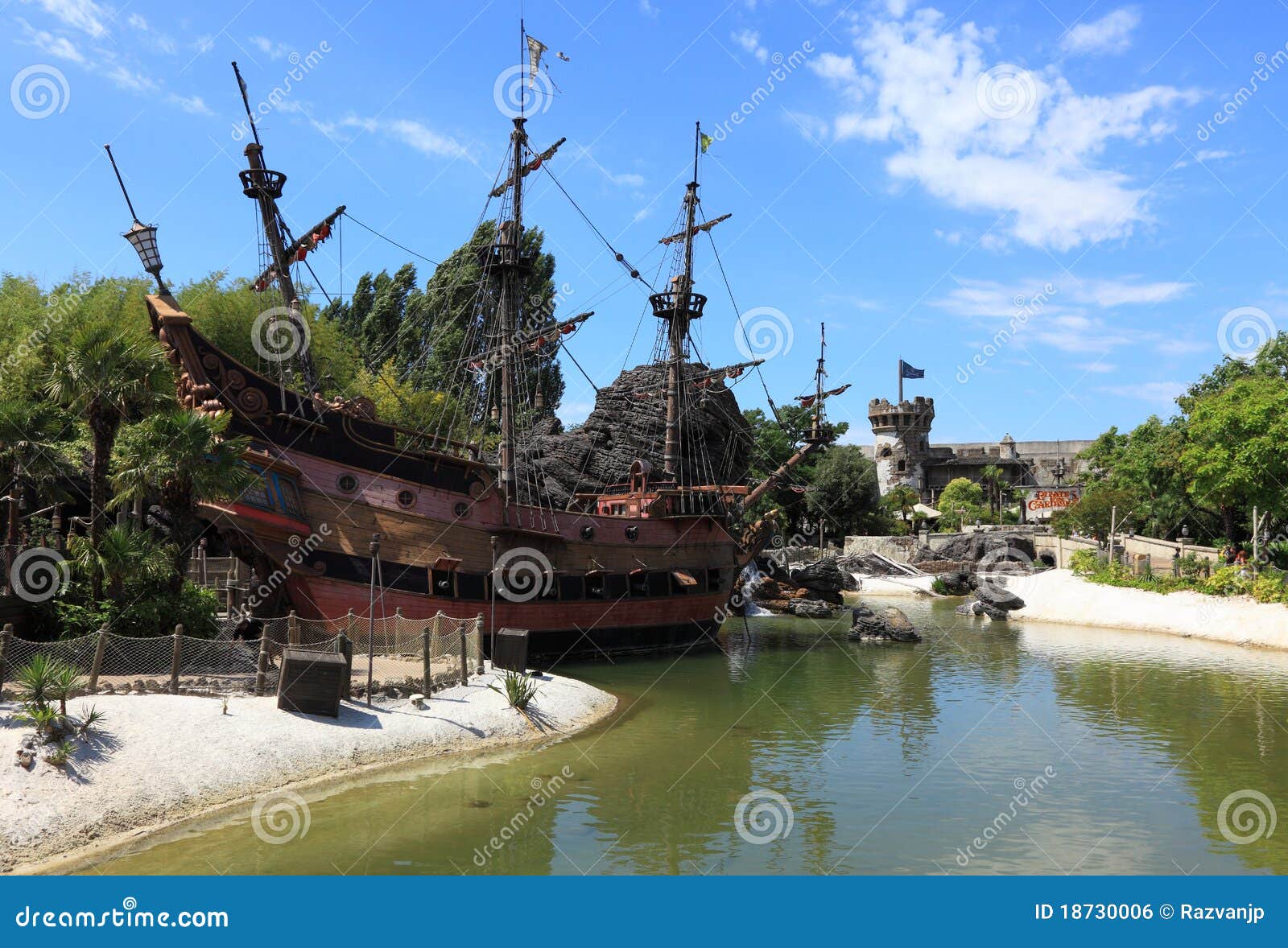 Nave dei pirati fotografia editoriale. Immagine di storia - 18730006