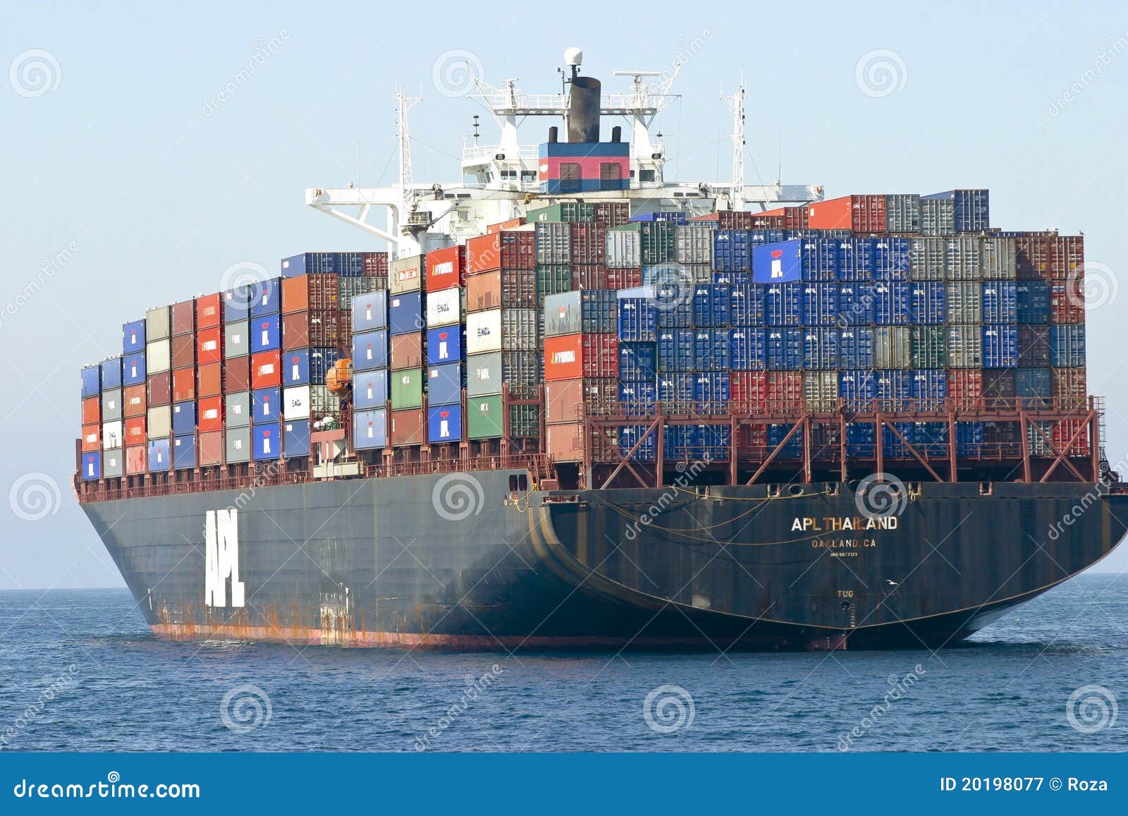 Nave Porta-container Del Carico Fotografia Editoriale - Immagine di ...