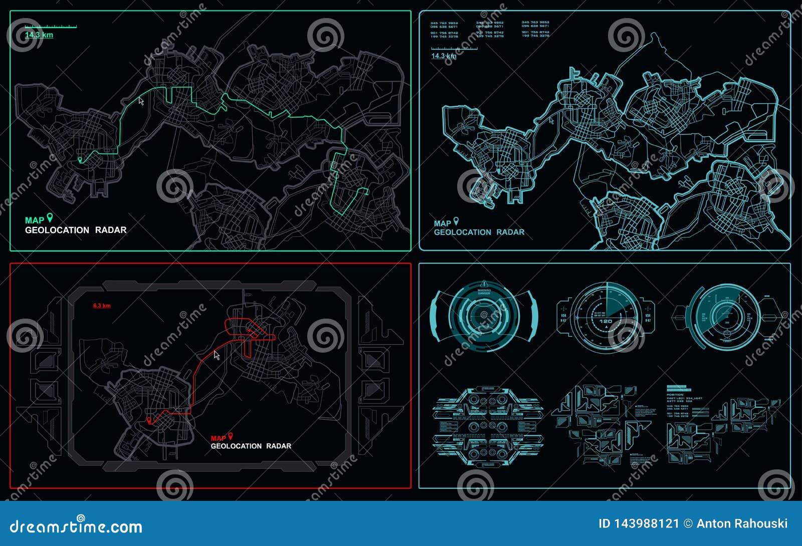 Navigate Mapping Technology Dashboard GPS Tracking Map, Showing ...