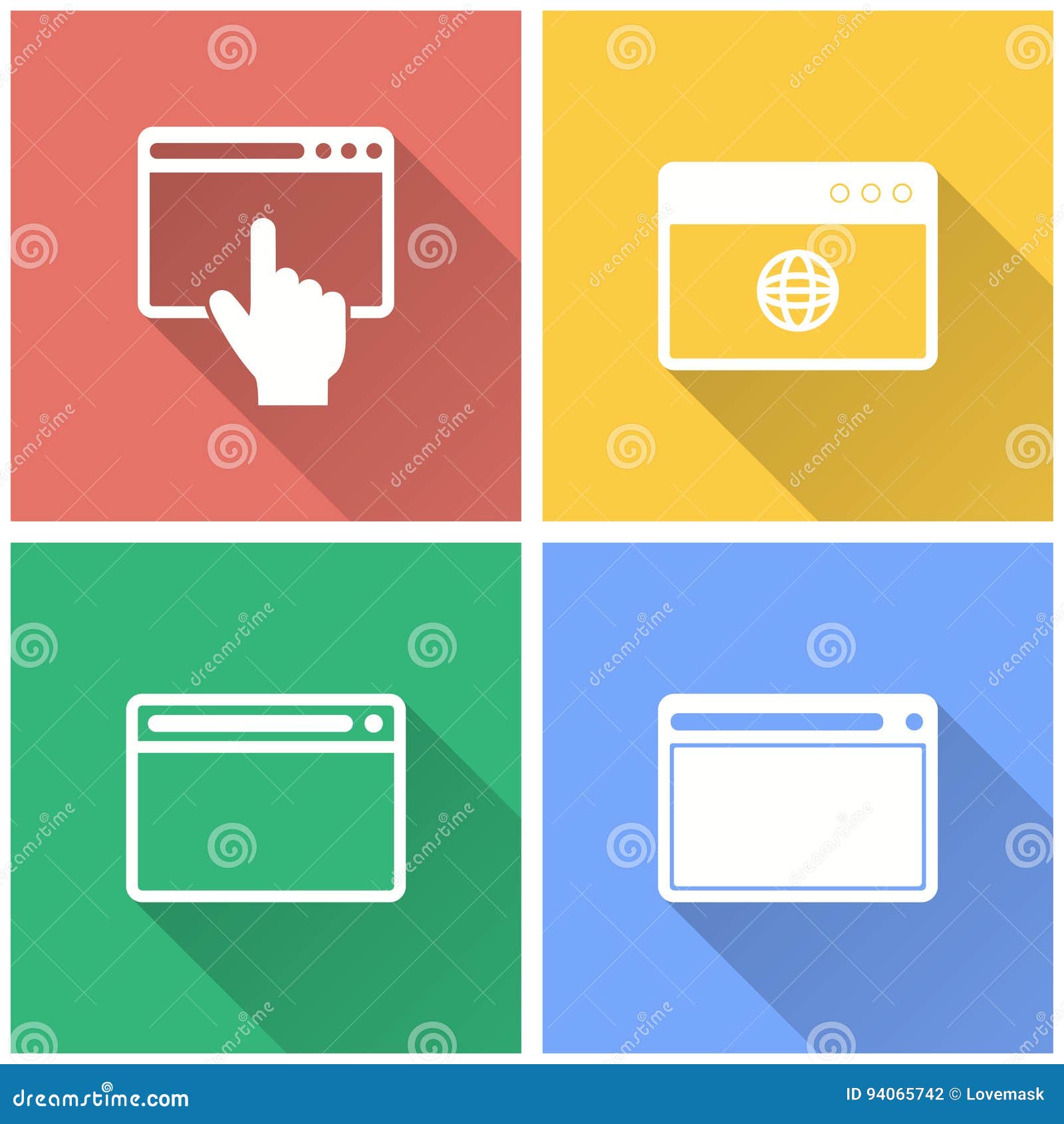 Navigateur - Icône De Vecteur Illustration de Vecteur - Illustration du ...