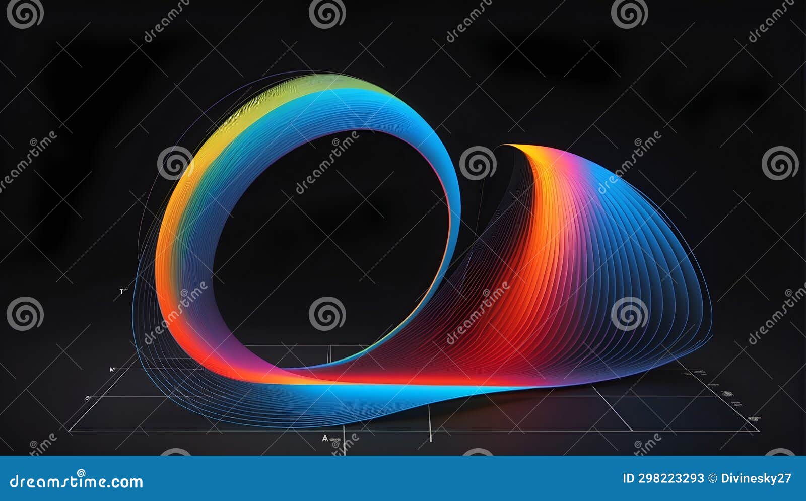 Navigating Abstract Space: Fourth-dimensional Journey. Ai Generated ...