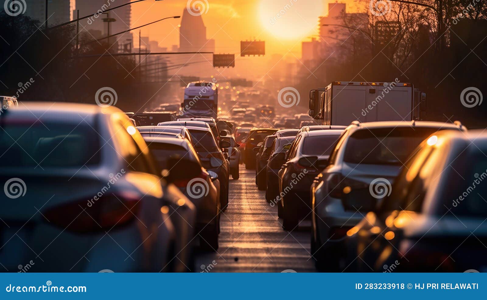 Navigating the Chaos of Rush Hour Traffic. Generative Ai Stock ... Navigating the Chaos of Rush Hour Traffic. Generative Ai Stock ...