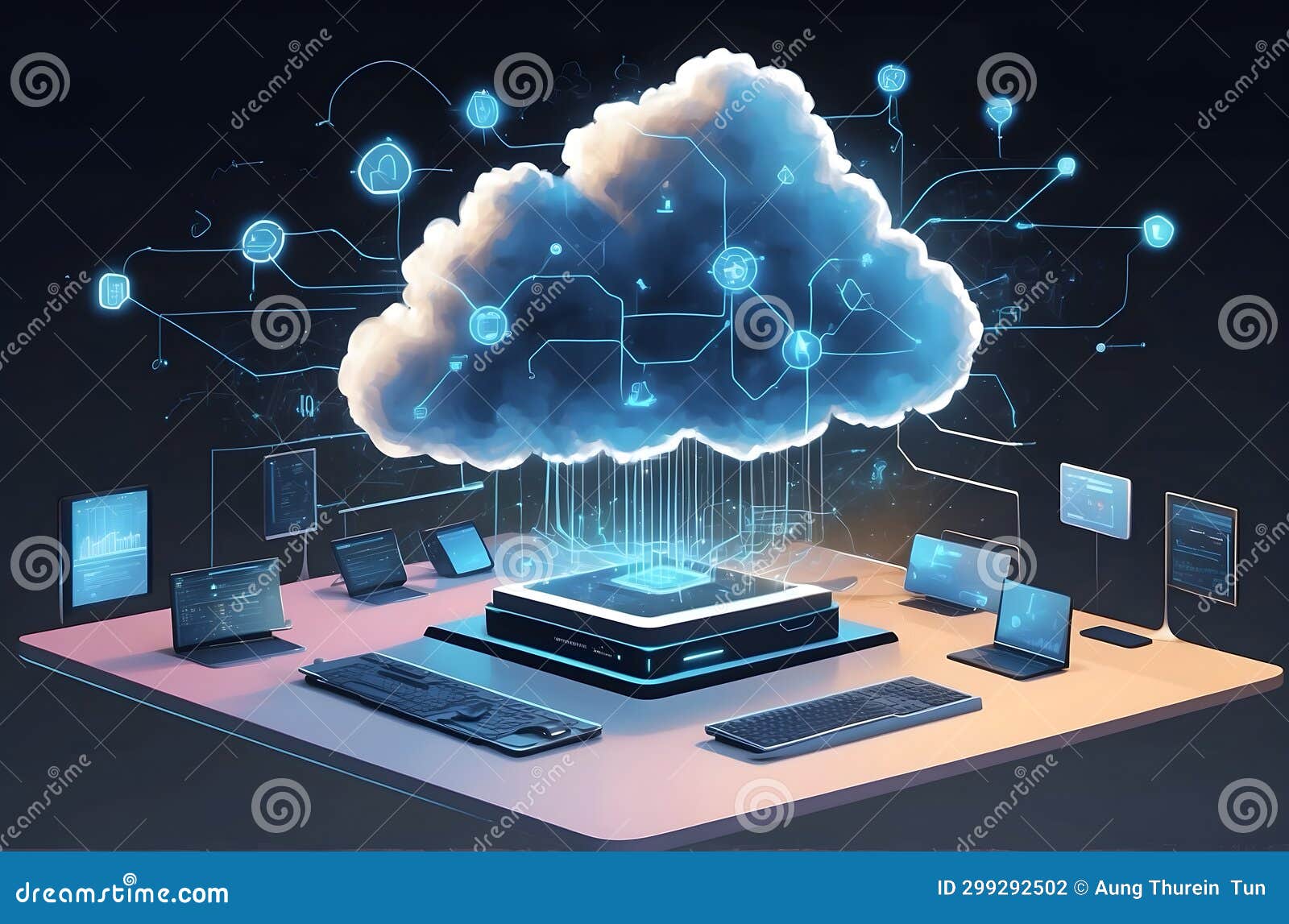 Navigating the Remote Data Storage in the Digital Age Stock ...