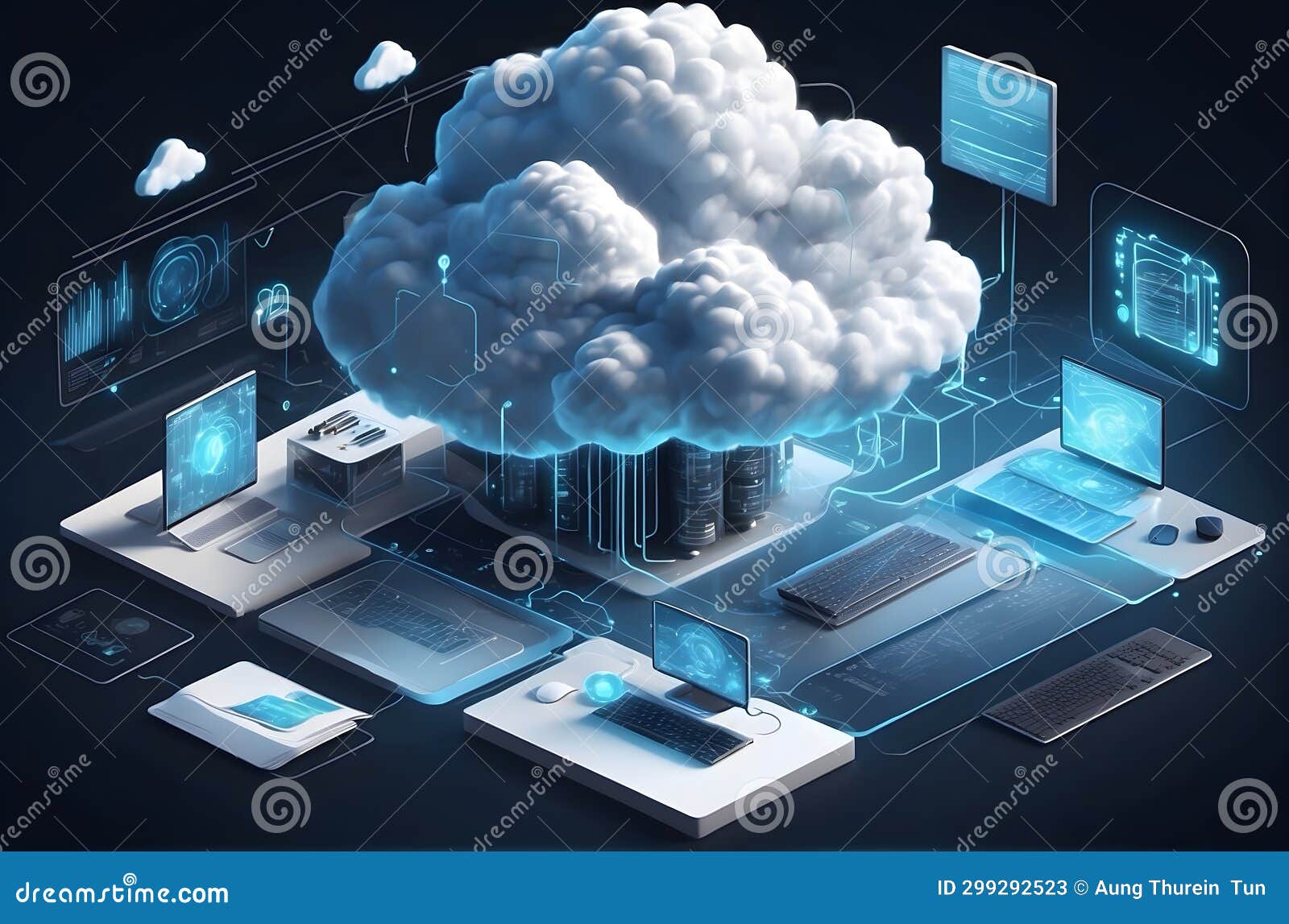 Navigating the Remote Data Storage in the Digital Age Stock ...