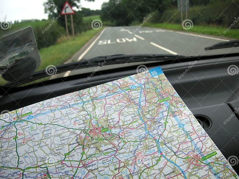 Navigating the roads stock image. Image of touring, navigation - 580911