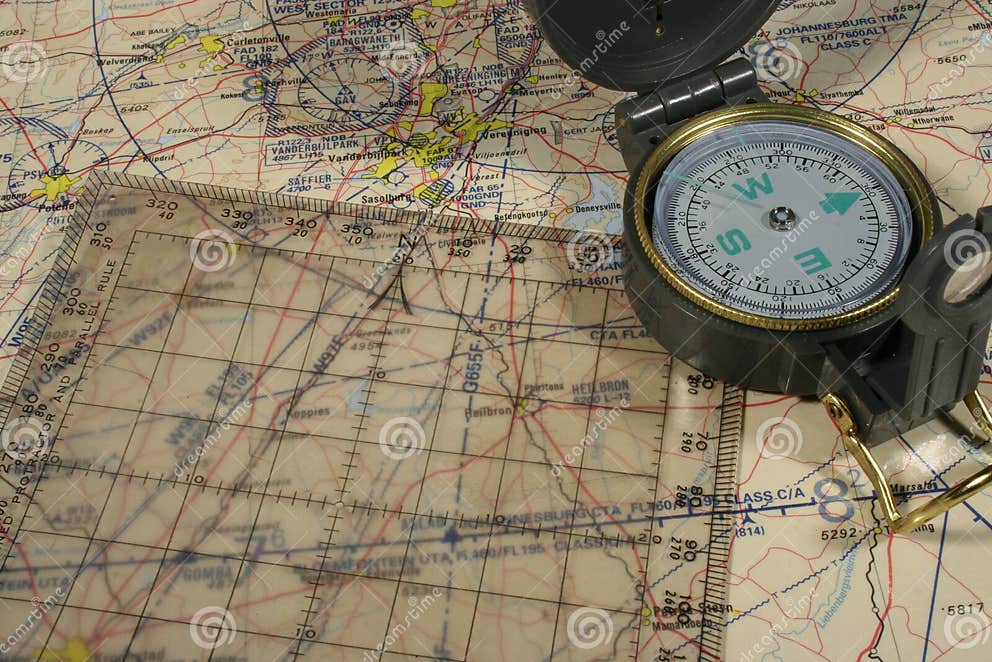 Navigation stock photo. Image of mapping, flight, instruments - 237272