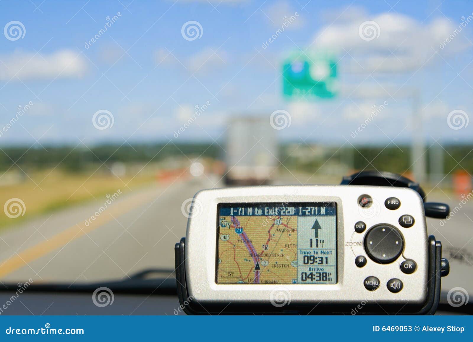 Navigation image stock. Image du affichage, distance, navigation - 6469053
