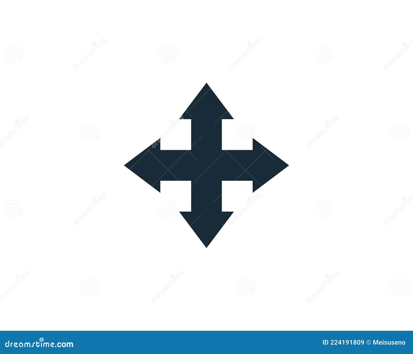 Navigation Arrow Icon Design Template Elements Stock Vector ...