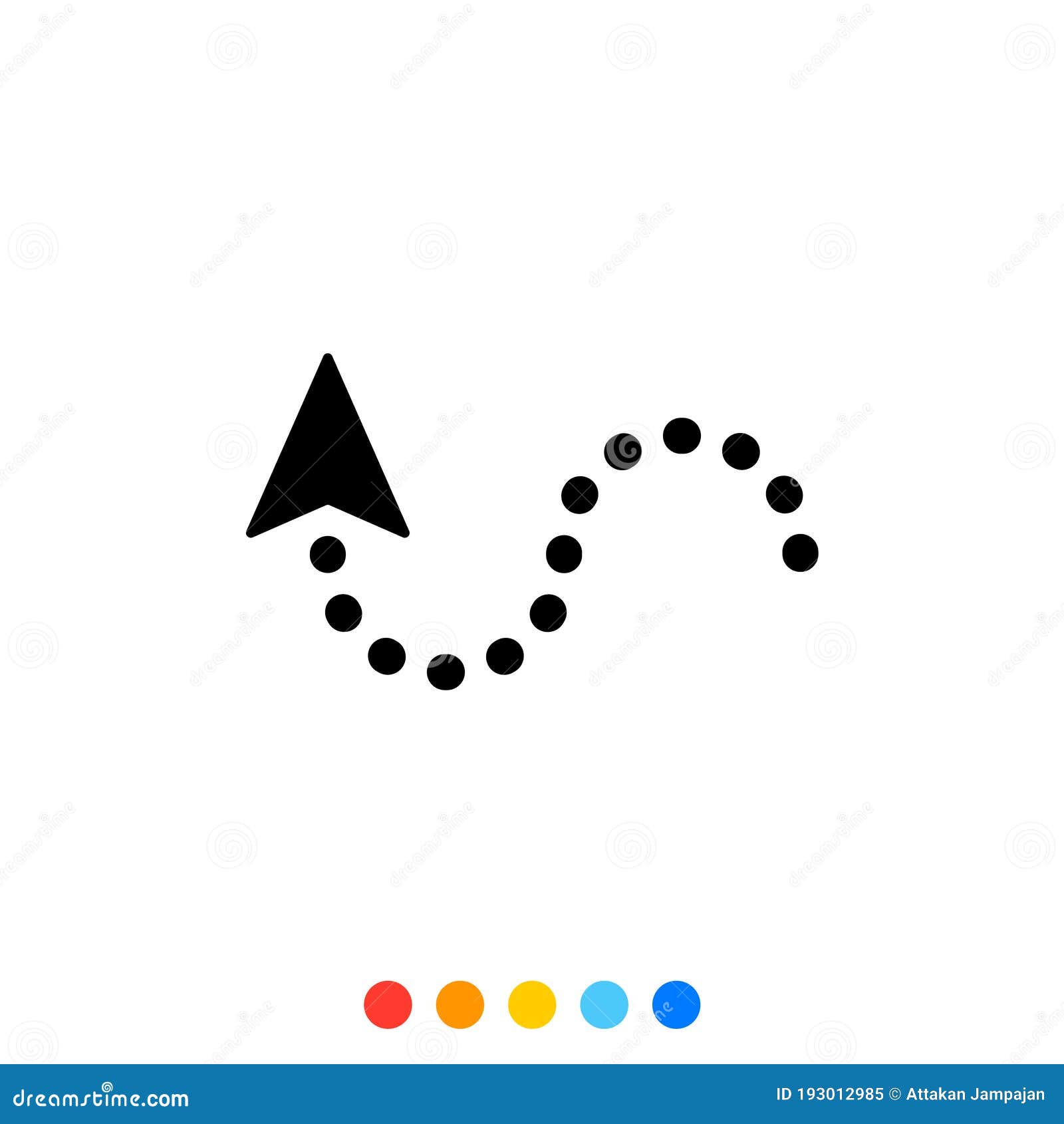 Navigation Arrow Icon,Vector and Illustration Stock Vector ...