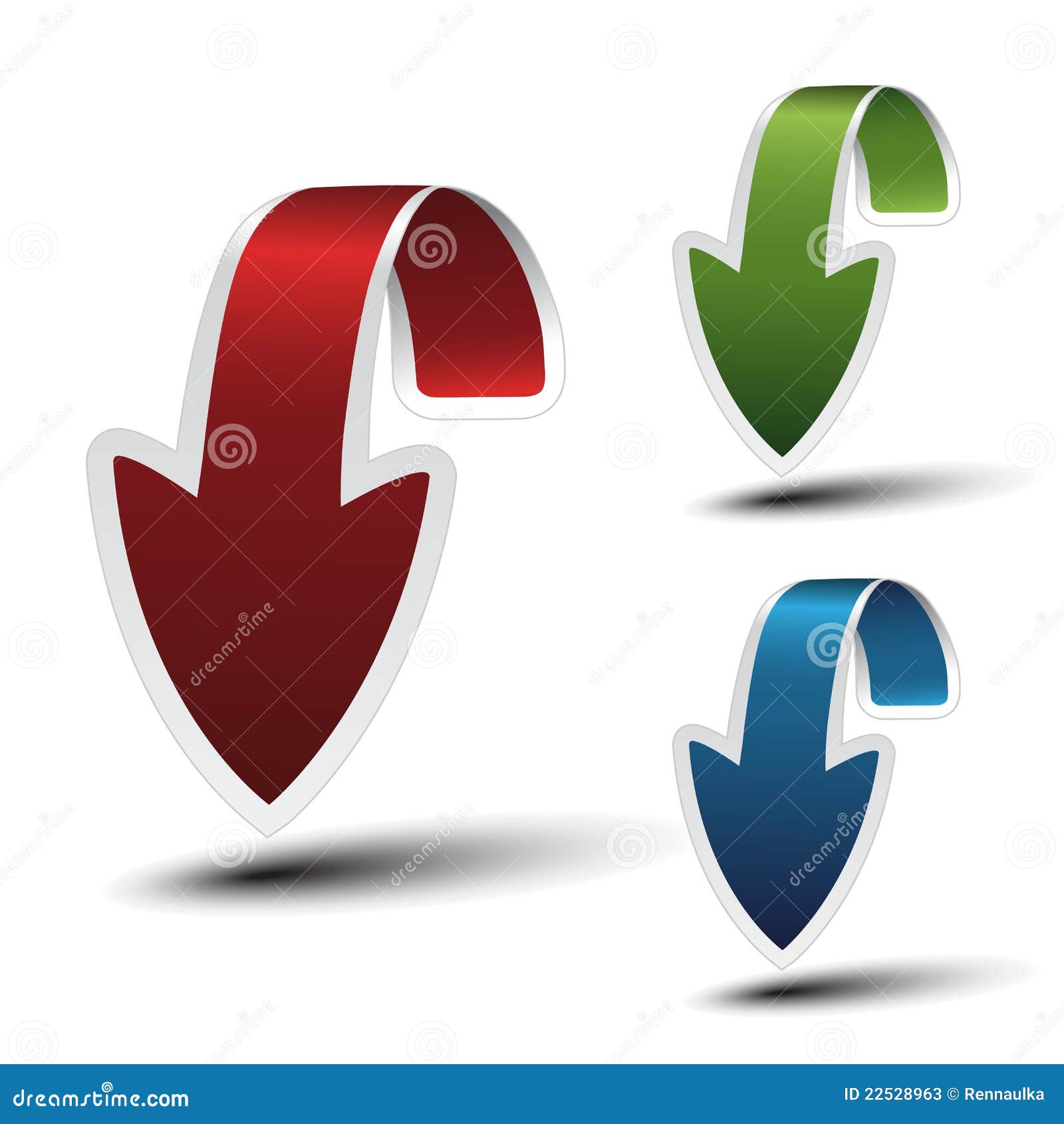 Navigation arrows stock vector. Illustration of banner - 22528963