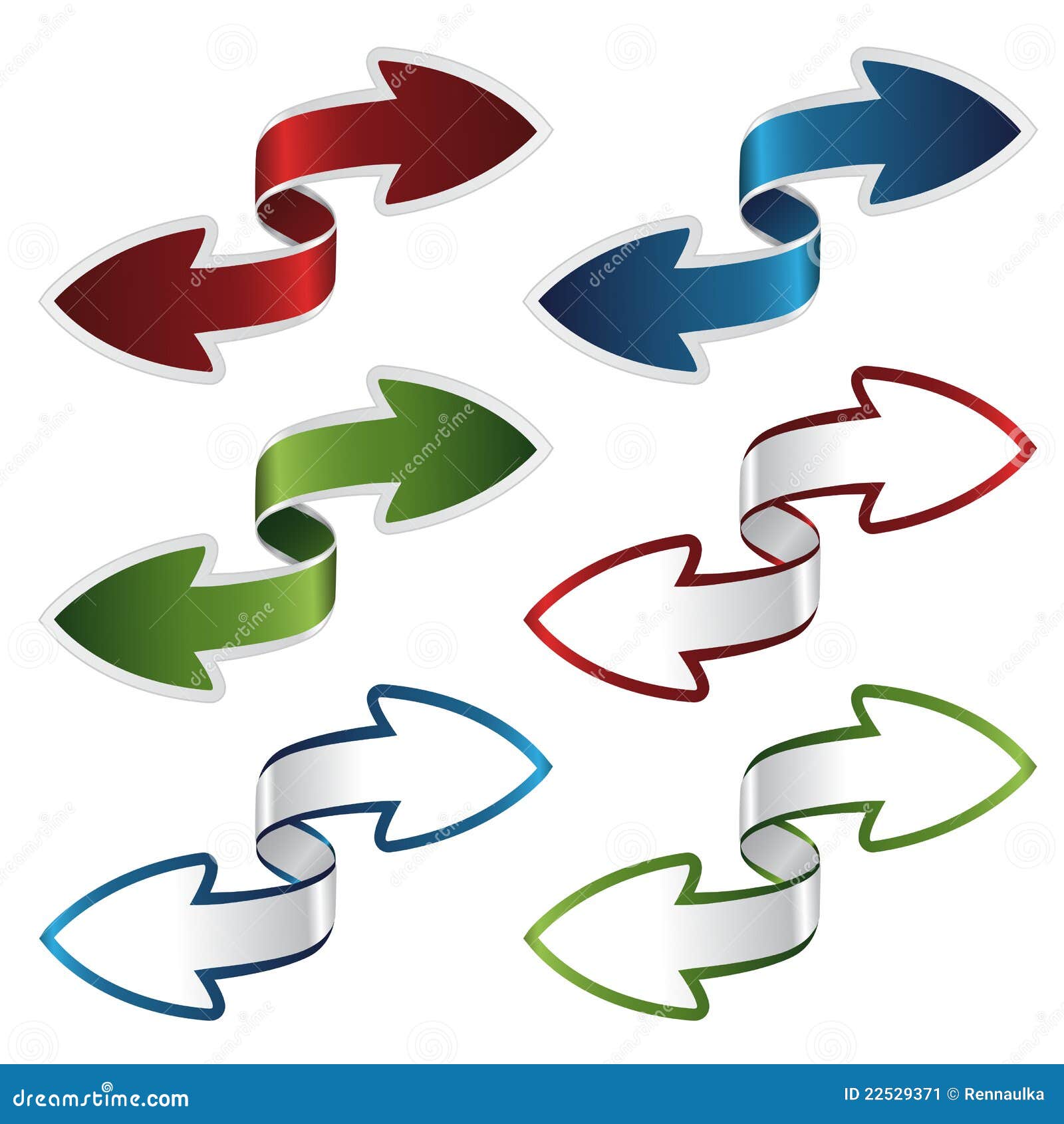 Navigation arrows stock vector. Illustration of reload - 22529371