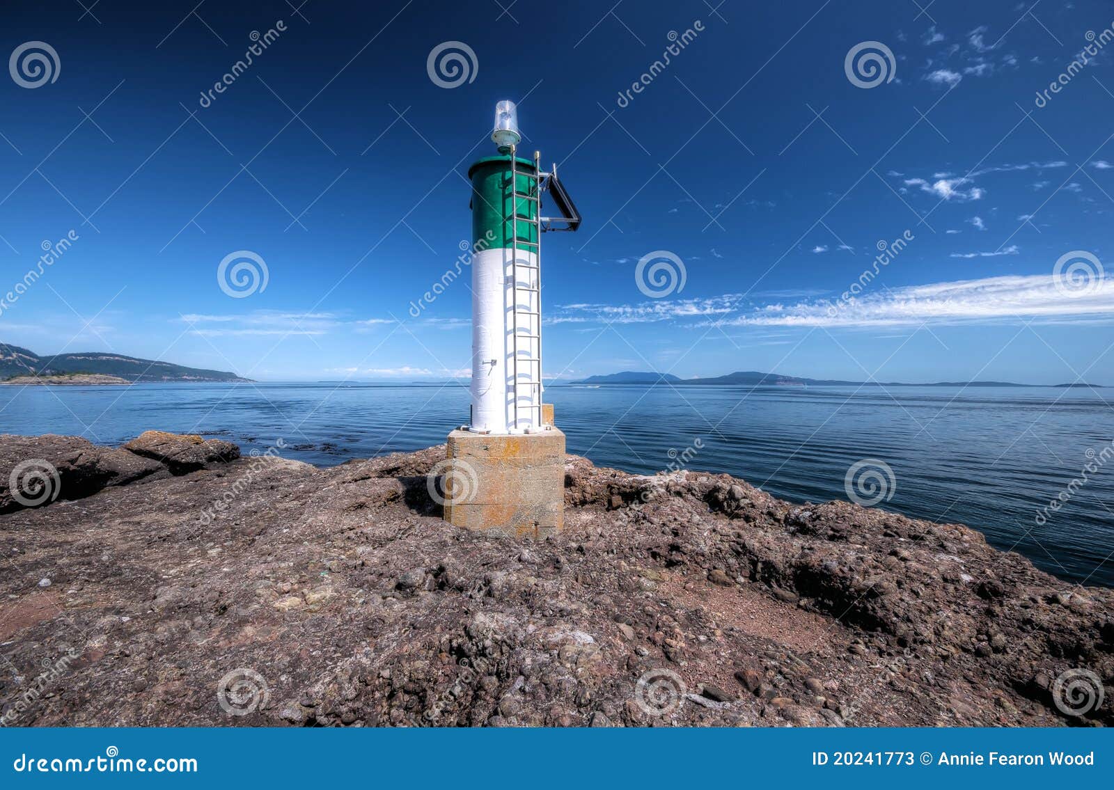 Navigation beacon stock image. Image of forest, juan - 20241773