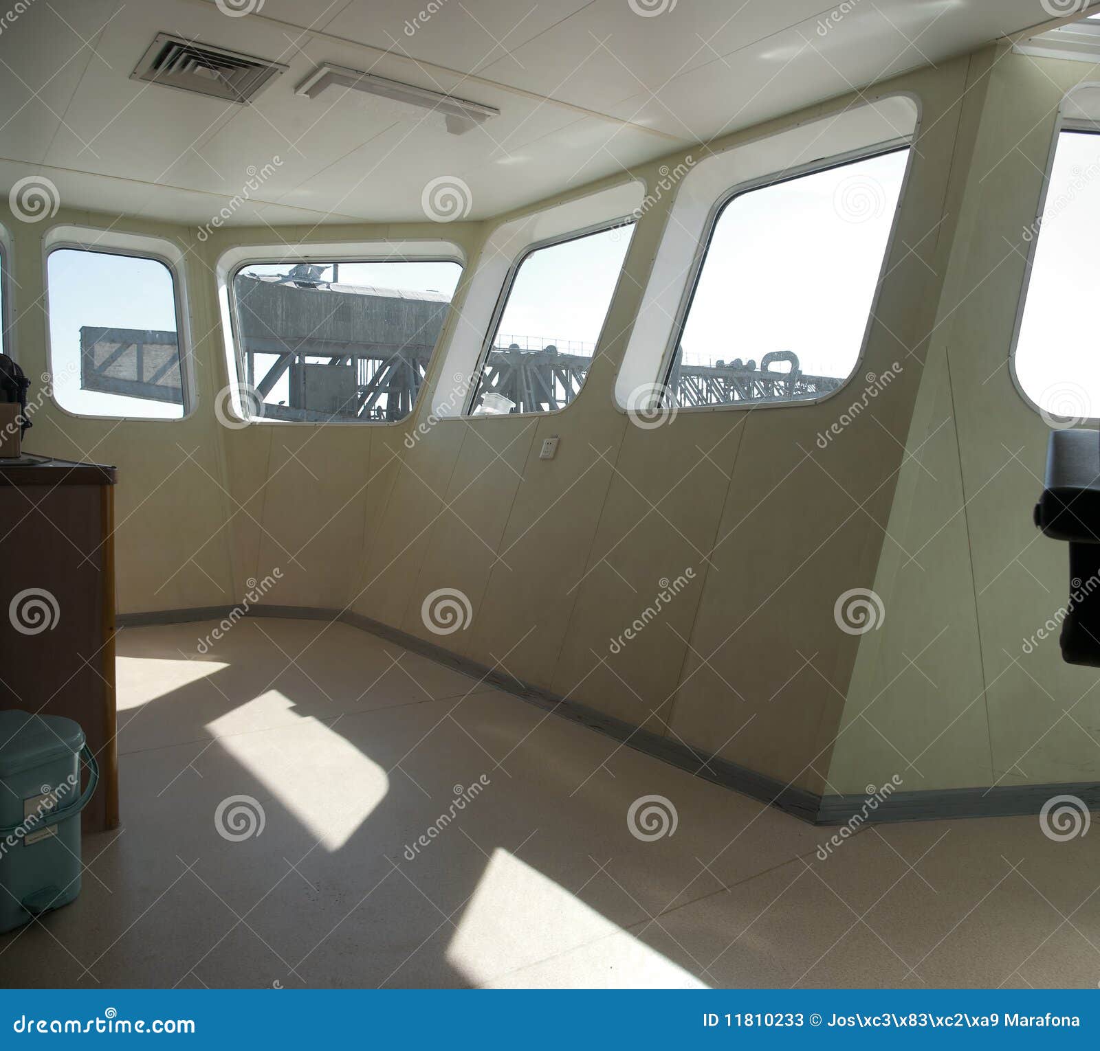 Navigation bridge stock image. Image of seamen, officer - 11810233
