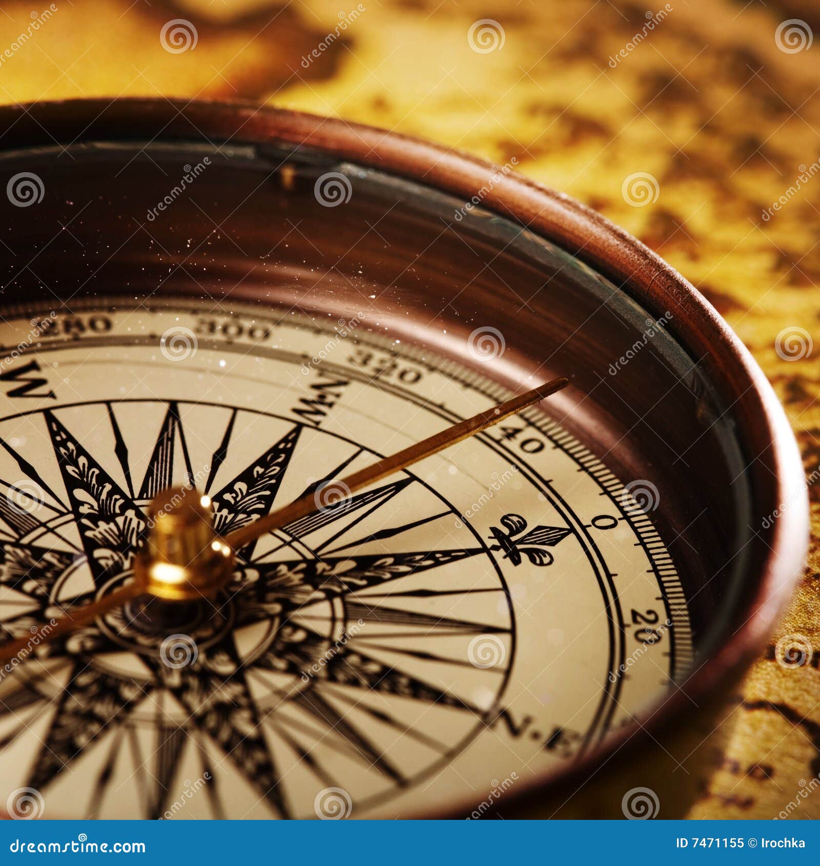 Navigation Compass stock image. Image of compass, explore - 7471155