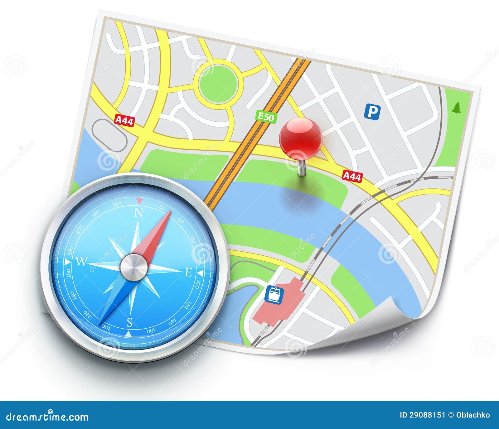 Navigation concept stock vector. Illustration of information - 29088151
