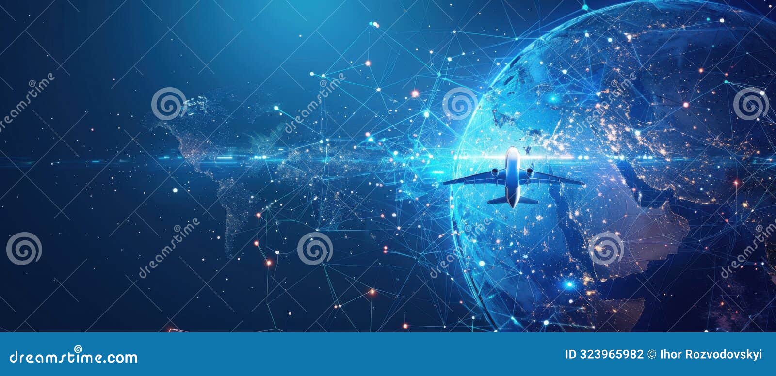 Navigation Concept for Aviation. Compass Stock Illustration ...