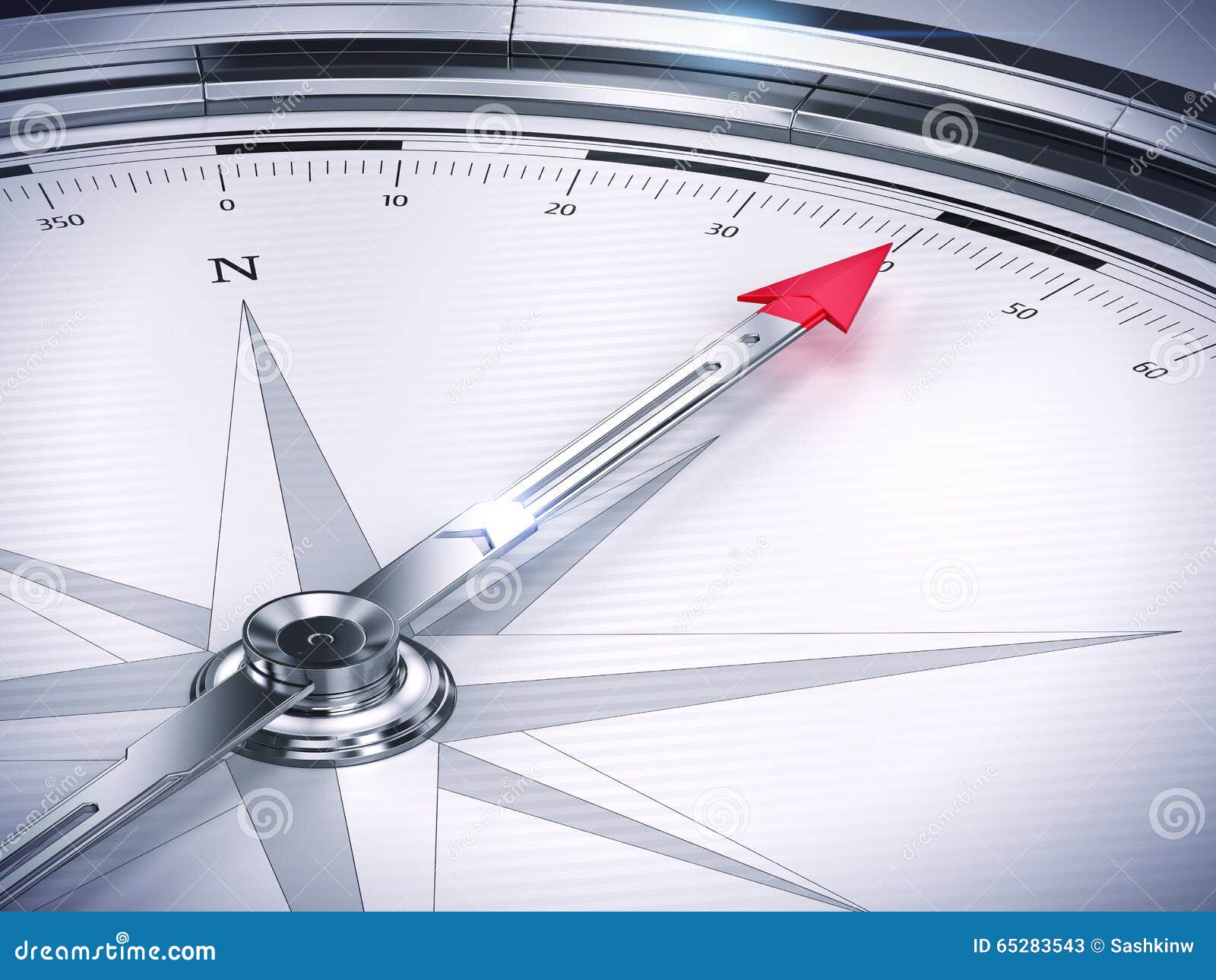 Navigation Concept - Futuristic Compass Stock Illustration ...