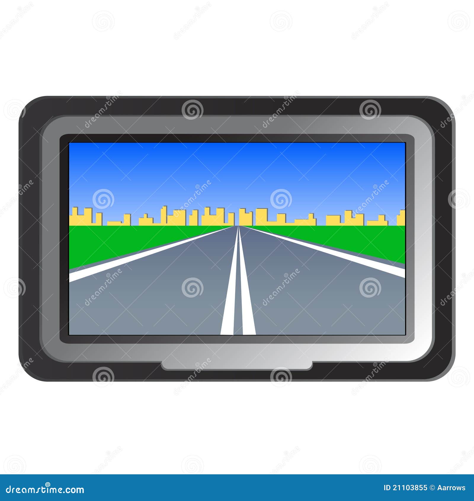 Navigation De GPS - Illustration De Vecteur Illustration de Vecteur ...