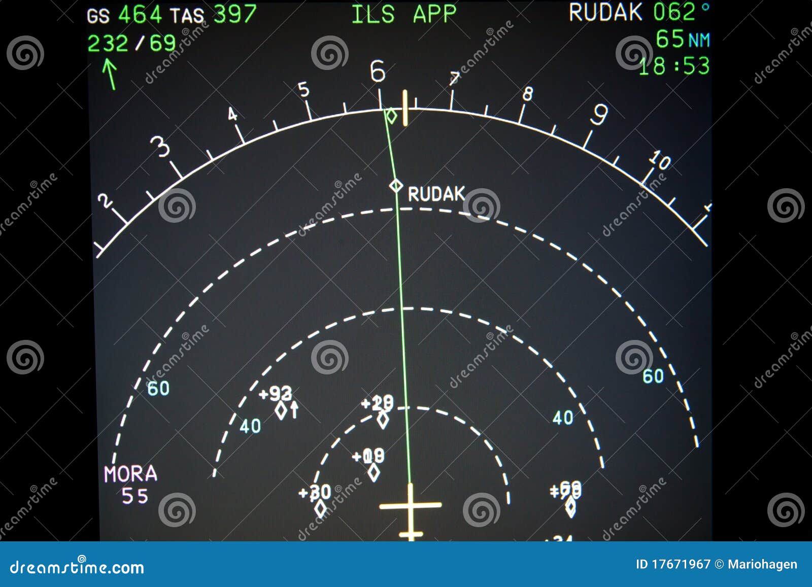 Navigation Display stock image. Image of indicated, route - 17671967