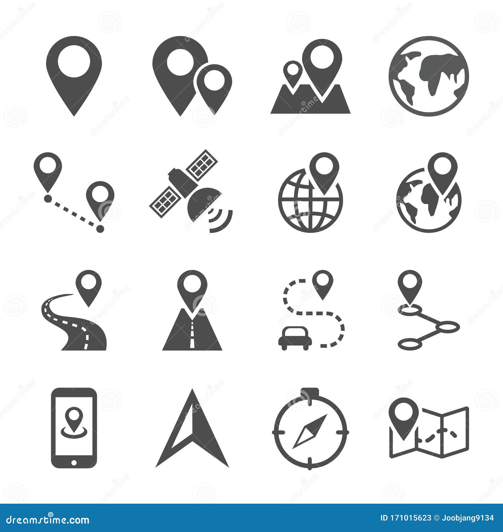 Travel Icon Set. Line Collection Of Sign With Tourism Symbols. Outline ...