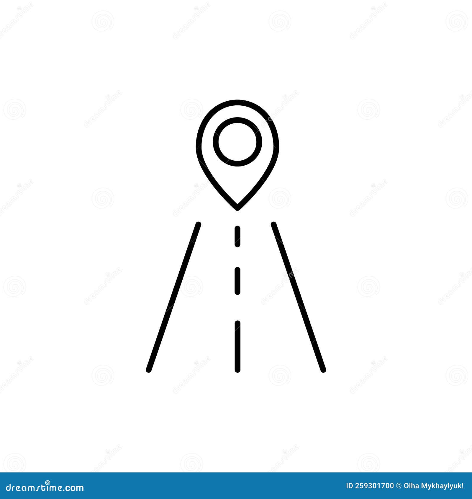 Navigation Icon. Destination Point Sign. Location Vector Symbol Eps 10 ...