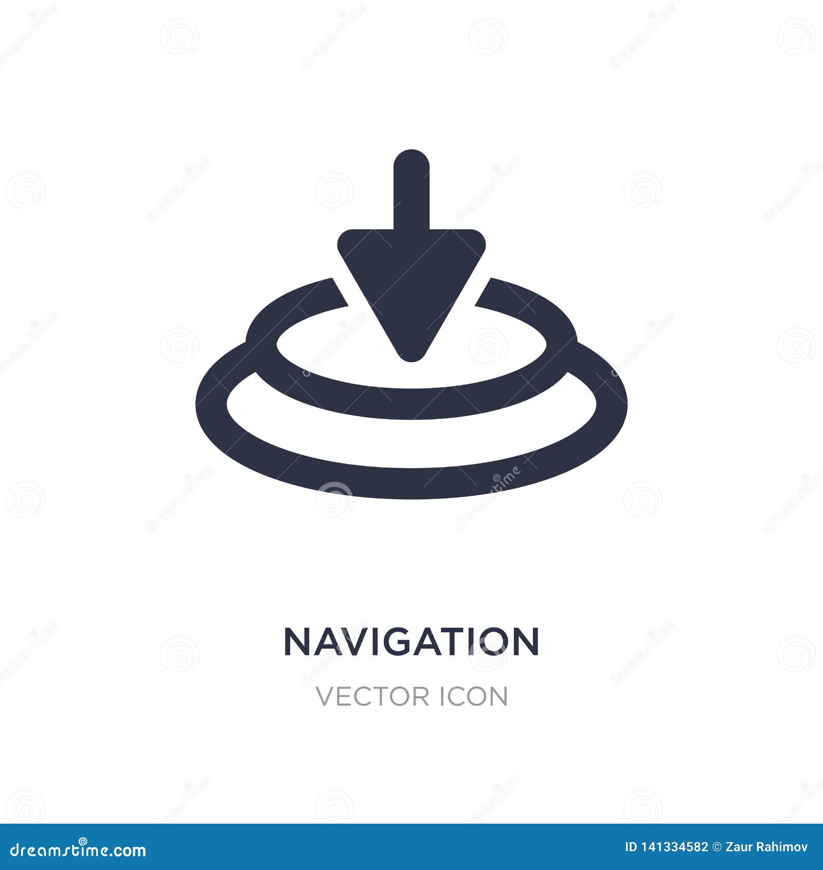 Navigation Icon on White Background. Simple Element Illustration from ...