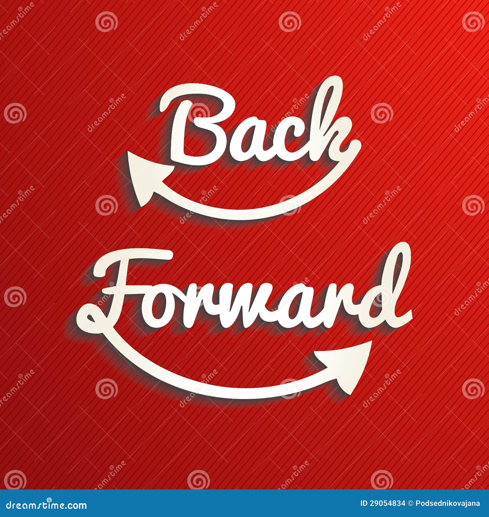 Navigation Icons - Back and Forward Stock Vector - Illustration of back ...