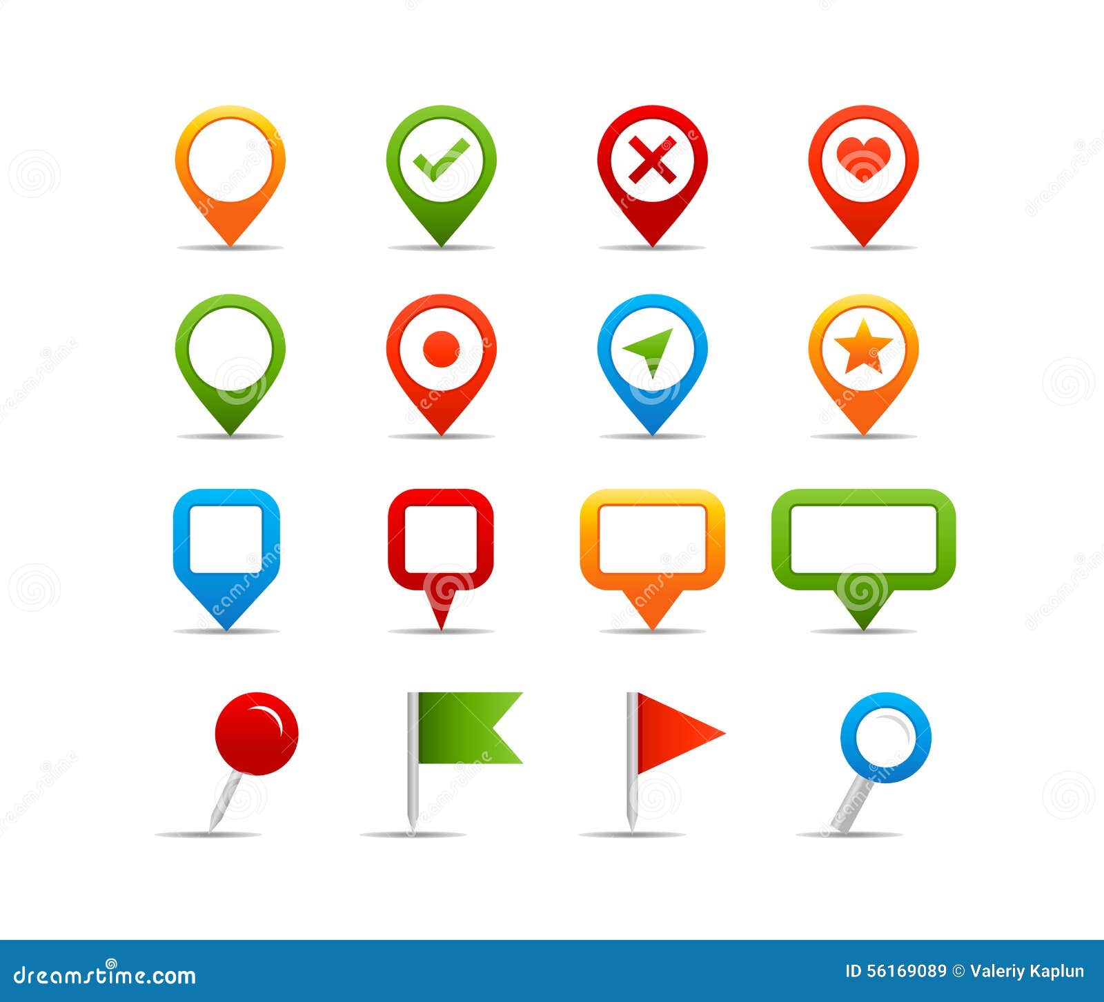 Navigation icons stock vector. Illustration of design - 56169089